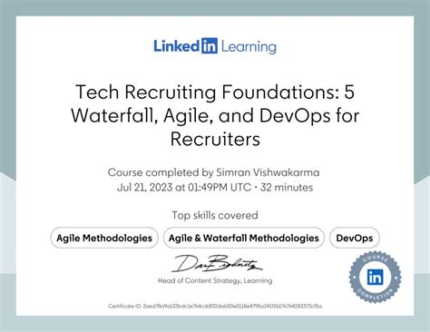 Certificate Of Completion Simran Vishwakarma