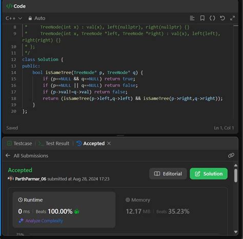 Parth Parmar On Linkedin 100daysofcode Leetcode Problemsolving Codingchallenge