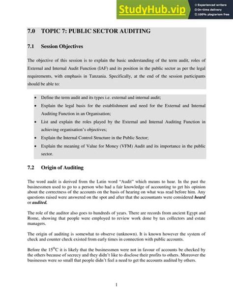 Auditing Introduction To Auditing Pptx