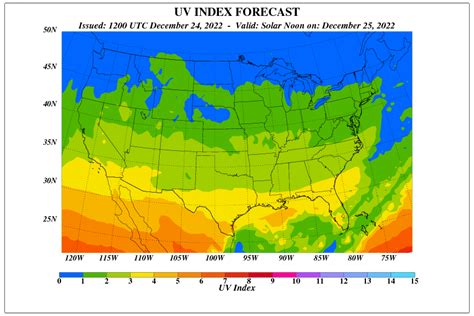 Current Uv Index Map Of The Usawear Sunblock People Rnews