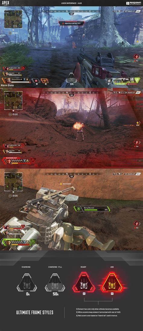 ArtStation Apex Legends In Game HUD UI Concepts Game Ui Design Samurai Games Game Ui