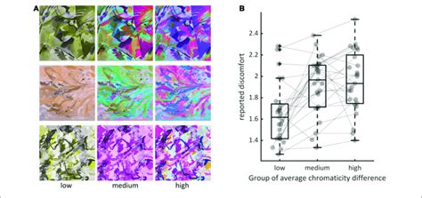 A Examples Of Triples Of Stimuli Rows Showing The Three Levels Of