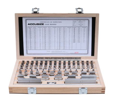 Gage Block Calibration Chart Mitutoyo Index Gage Fgra