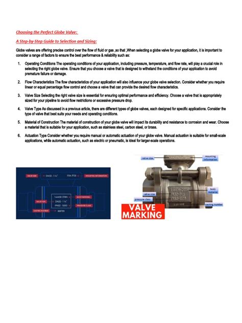 Valves Selection Guide And Sizing Pdf