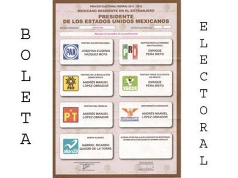 Yobailopogo Formas De Votar ¿cómo Votar Elecciones 2012