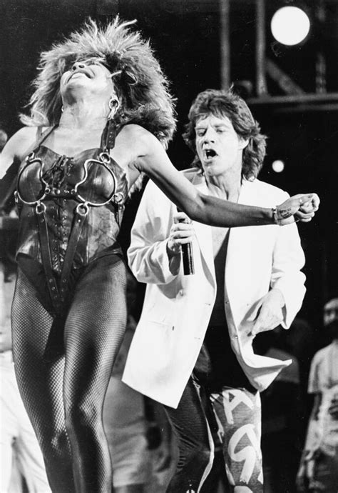 Tina Turner And Mick Jagger Live Aid 1985 Photographic Print For Sale