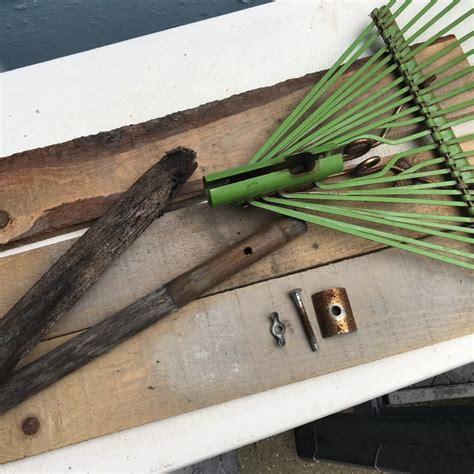 Reuse Repair Rake Rake Repair From Two Broken Tools A K A Prepper