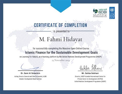 M Fahmi Hidayat Islamic Finance For The Sustainable Development Goals Islamic Finance For The