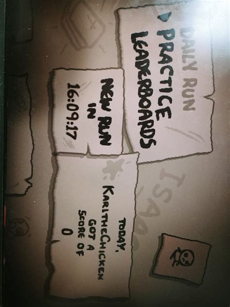 I Physically Cant Do Daily Runs Yet Mods And Debug Are Disabled R