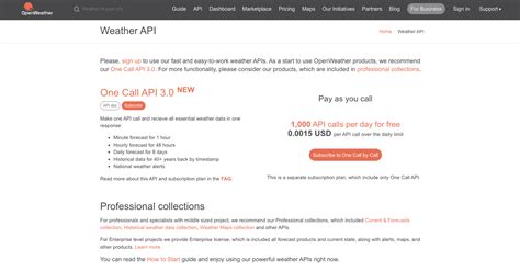 8 Best Free And Paid Weather Apis Nordic Apis
