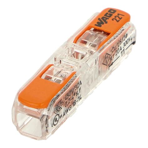 Wago 221-2411 Durchgangsverbinder mit Hebel für alle Leiterarten max ...