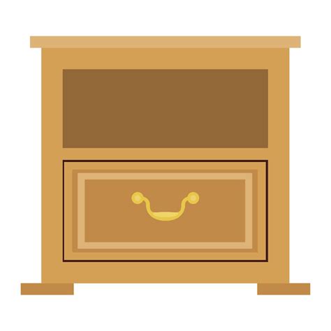 가정 국내 벡터 일러스트 레이 션을위한 가구 흰색 배경에 고립 프리미엄 벡터