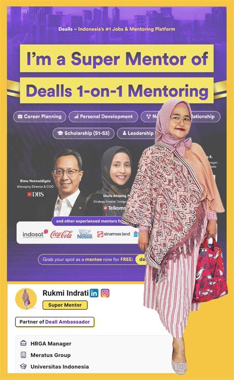 Rukmi Indrati On Linkedin My Success Today Is Largely Influenced By Many Of My Mentors Reflecting