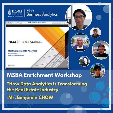 Msba Enrichment Workshop How Data Analytics Is Transforming The Real Estate Industry By Mr