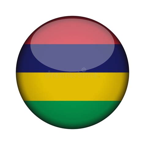 Flag In Glossy Round Button Of Icon Stock Vector Illustration Of English Iceland 134173653