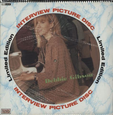 Debbie Gibson Interview Picture Disc Uk Picture Disc Lp —