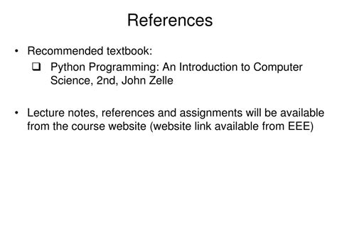 Ppt Cs190295 Programming In Python For Life Sciences Lecture 1 Powerpoint Presentation Id