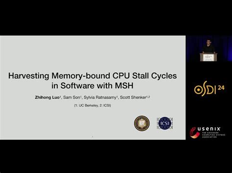 Free Video Harvesting Memory Bound Cpu Stall Cycles In Software With