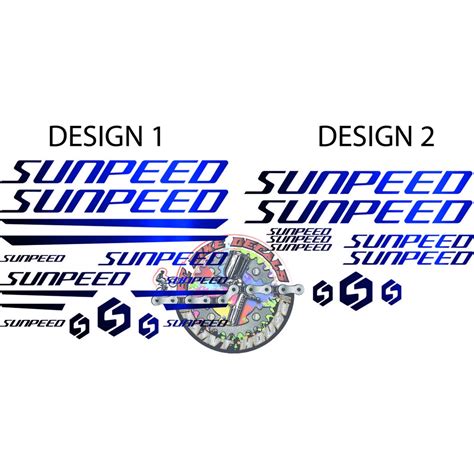Sunpeed Frame Decals Metallic Shopee Philippines