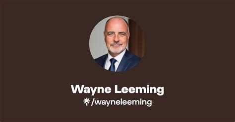 Wayne Leeming Instagram Facebook Tiktok Linktree