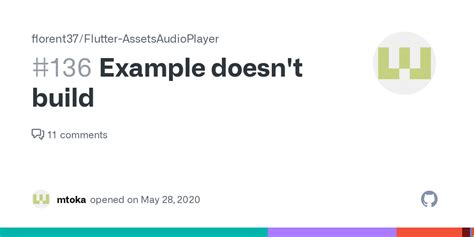Example Doesn T Build Issue Florent Flutter AssetsAudioPlayer GitHub