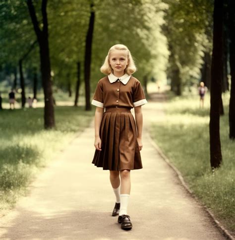 Soviet Schoolgirls In The Park 1950s 3 By Masterrobb On Deviantart