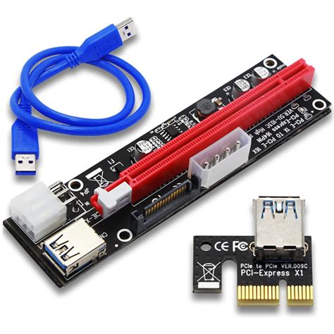 Electronikz Jacobsparts Pci E 1x To 16x Powered Usb3 0 Gpu Riser