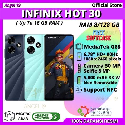 Jual Infinix Hot Gb Infinix Hot Gb Garansi Resmi Support Nfc Hp Gaming
