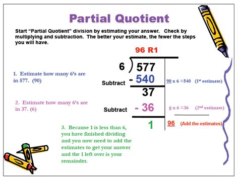 Partial Quotient Division With Decimals