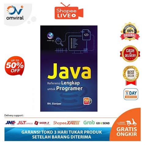 Jual Buku Coding Pemrograman Java Dasar Referensi Lengkap Untuk Programmer Pemula Sianipar