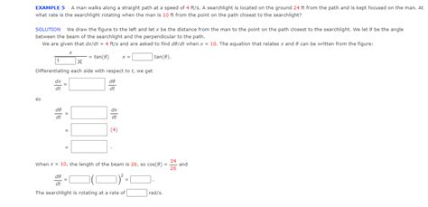 Solved EXAMPLE A Man Walks Along A Straight Path At A Chegg