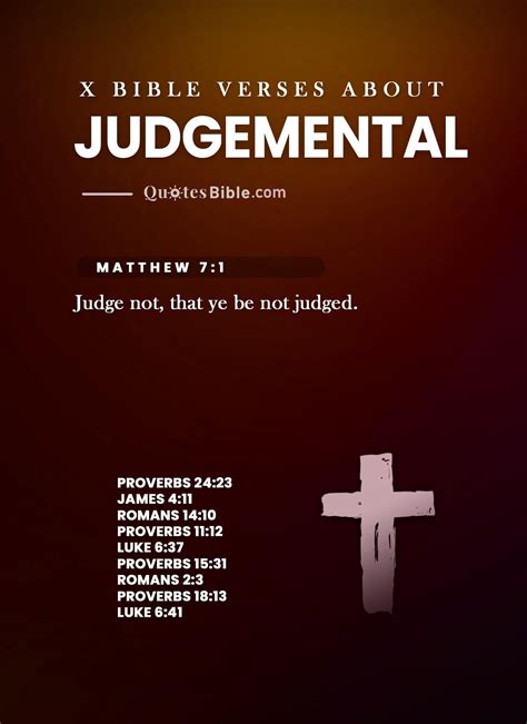 Judgement Quotes Bible Artofit