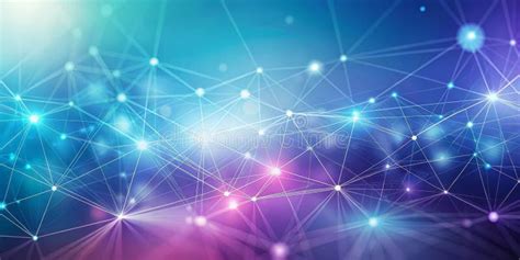 Abstract Network Connections A Futuristic Digital Landscape Of Intertwined Lines And Glowing