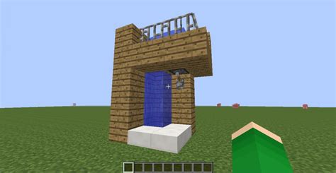 Working Shower Minecraft Project