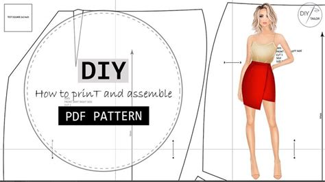 How To Print And Assemble Dit Tailor Patterns