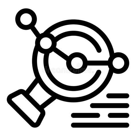 Data Analysis System Generating Report With Charts And Connections Stock Vector Illustration