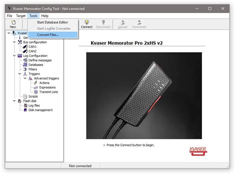 数据导出格式和属性 如何在CANlib SDK软件里使用Python里的转换器库