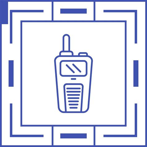 Walkie Talkie Vector Icon 23304464 Vector Art At Vecteezy