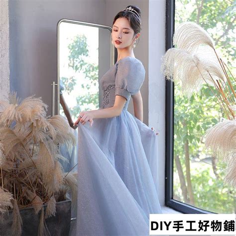 優質禮服 晚禮服裙女2022新款宴會氣質輕奢小眾高端高級質感主持藝考連衣裙 宴會禮服 晚宴禮服 晚禮服 蝦皮購物