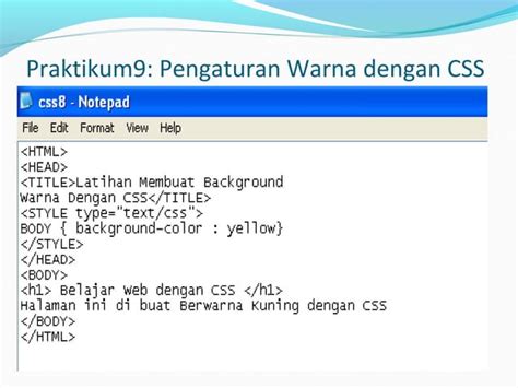 Materi Css Dasar Ppt