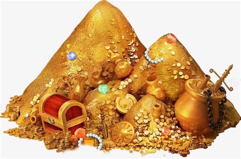堆成山的金银珠宝图片 金银财宝图片 大山谷图库