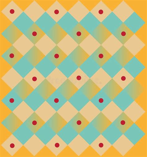 Abstract Quadratic Pattern Stock Vector Illustration Of Ornament