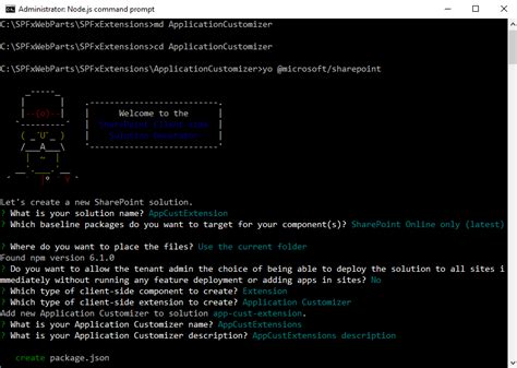Sharepoint Framework Extensions Part 2 Application Customizers