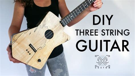 I Turned A Box Into Music Diy Guitar