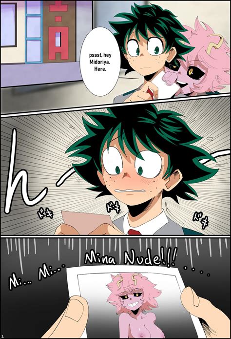 Mina X Deku Comic Part 1 Rminaashidorule34