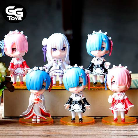 Chibis Re Zero Figuras De Acción 10 Cm Pvc Plástico Gg Toys Ecuador
