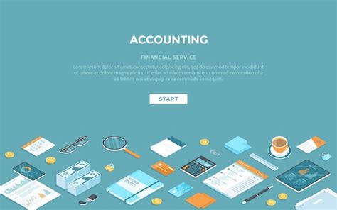 Premium Vector Accounting Concept Financial Analysis Planning