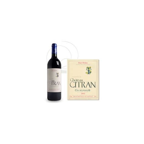 Achat Chateau Citran 2016 Haut Médoc Rouge Bordeaux Sur Vintage And Co