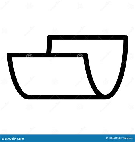 Concrete Gutter Icon Outline Style Stock Vector Illustration Of Pipeline Filter 178452150