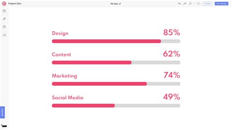 Progress Bars Widget Free And Works On Any Website